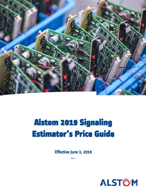 2019 alstom signaling estimators guide rev1 pdf technical support computer network