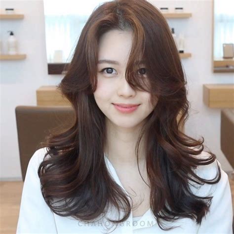 🌱차홍룸 목동점 김재경🌱 과하지 않은 긴머리 굵은 웨이브펌 차홍오리지널 엘리자벳펌 디자인🌱 밤비브라운 염색으로 볼륨감은 더욱 가득해보이게🌱