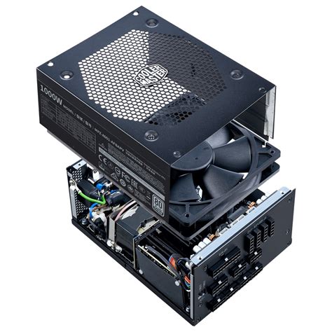 Cooler Master V1000 Full-Modular 80 Plus Platinum 1000W Power Supply ...