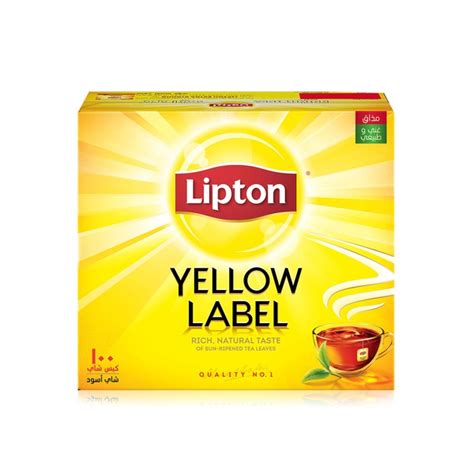 Lipton Yellow Label Tea Bags X100 200g Price In UAE Spinneys UAE