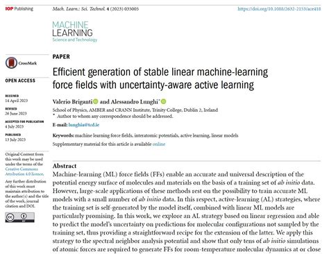 Machine Learning Science And Technology On Twitter Great New Work By