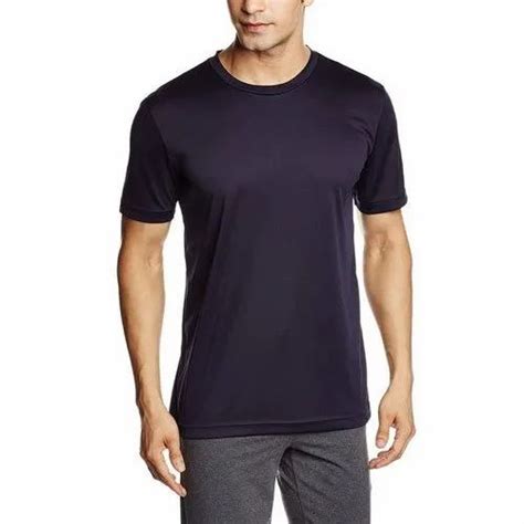 Hosiery Half Sleeve Mens Round Neck Plain T Shirt At ₹ 160 Piece In