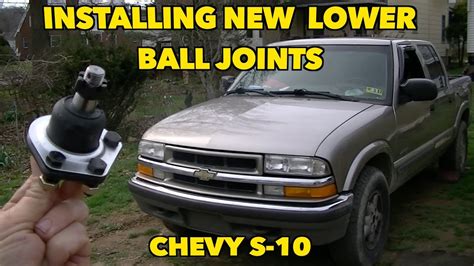 Chevy S 10 Lower Ball Joint Replacement With Factory Rivets