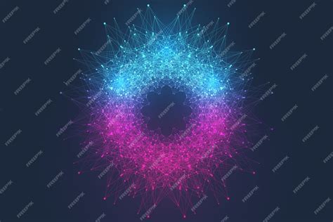 Premium Vector Quantum Computer Technology Concept Sphere Explosion Background Deep Learning