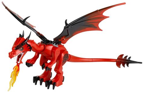 Bricker - Деталь LEGO - Dragon04 Dragon (Castle) with Red Head ...
