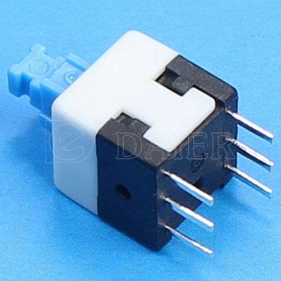 On On Latching PCB Plastic 6 Pin Push Button Switch China 6 Pin Push Button Switch And Plastic