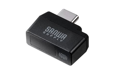 サンワダイレクトUSB Type C接続のPC用外付け指紋認証リーダー マイナビニュース