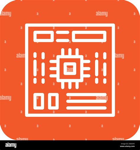 Motherboard Vector Icon Design Illustration Stock Vector Image And Art Alamy