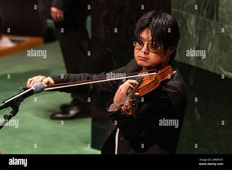 New York USA 26th Jan 2024 Doori Na Performs Music By Alexander
