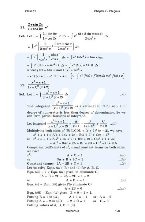 Ncert Solutions For Class 12 Maths Chapter 7 Miscellaneous Mathongo