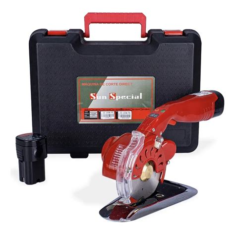 Máquina Corte Tecido 4 Ss 100b 200w Bivolt Sun Special Sem Fio Com 2 Baretias E Com Maleta