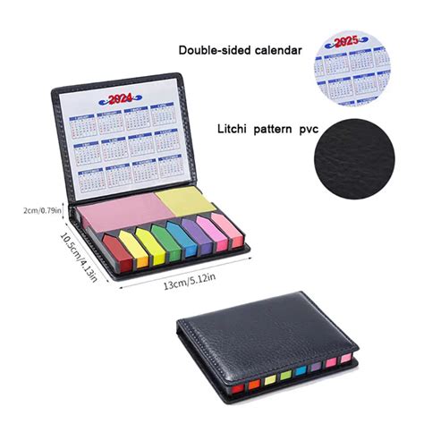 High Grade Gift Business Memo Box Creative PU Memo Box Writing Memo Paper Creative Notebook