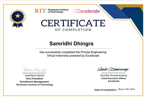 Promptengineering Ai Machinelearning Internship Excelerate