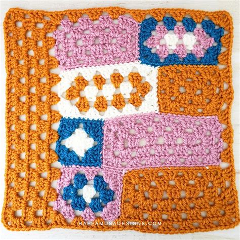Ravelry Rectangle Patchwork Square Pattern By Raffaella Tassoni
