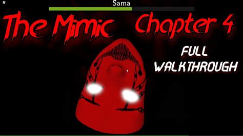 The Mimic Chapter 4 Full Walkthrough Roblox Youtube