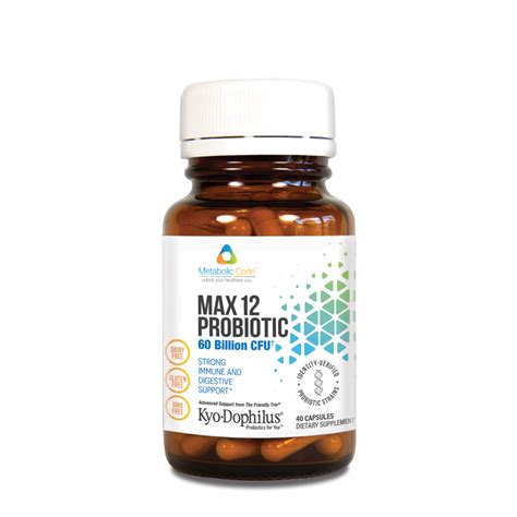 Max 12 Probiotic Order From Metabolic Elite® Metabolic Code®