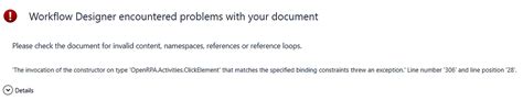 Problems With Activity Clickelement Openrpa Openiap