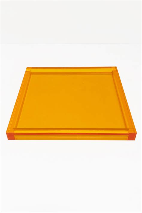 Orange Plexiglass Plate X301