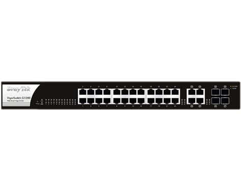 draytek vigorswitch g1280 web smart gigabit switch