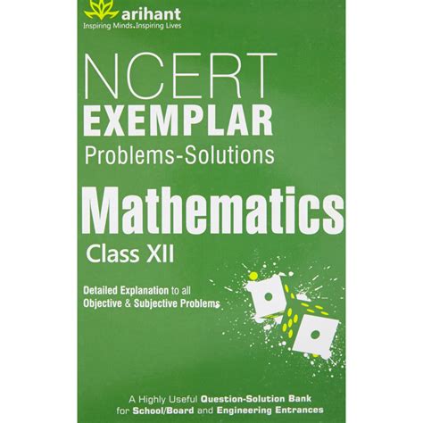 ncert exemplar problems solutions mathematics class 12th arihant