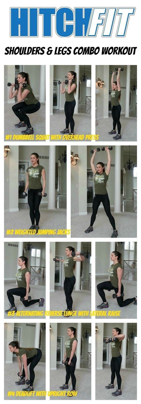 Shoulders And Legs Combo Pinnable Workout Shoulder Workout Routine