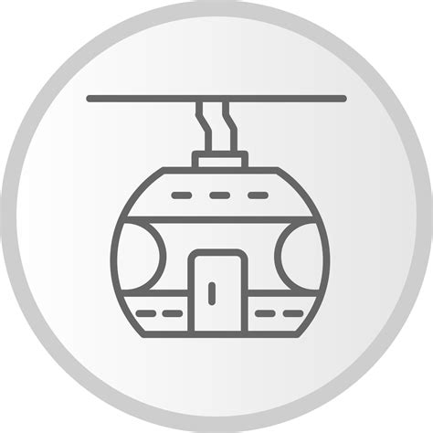 Cable Car Cabin Vector Icon 16499596 Vector Art At Vecteezy