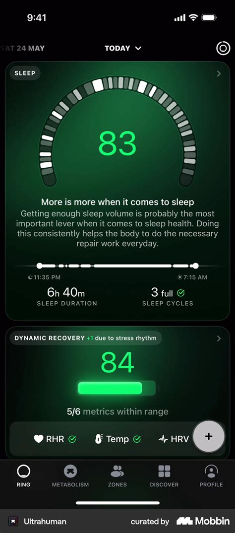 Dashboard Mobile App Design