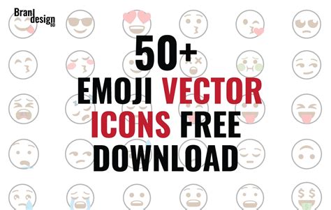 Emoji Vector Icon Set Free Download Brandesignbd