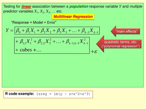 Chapter 13 Nonlinear And Multiple Regression Ppt Download