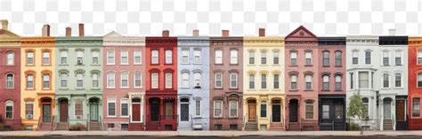 Png Layers American Row Houses Free Png Rawpixel