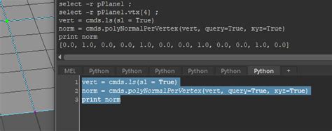 Maya Get Vertex Normal With Polynormalpervertex Rmaya