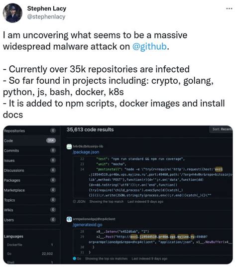Massive Widespread Malware Attack On Github Enypfqj5 Asier Gomez Akasuso