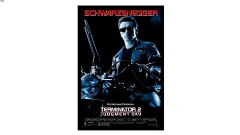 Terminator 2 Judgment Day Poster 3d Model