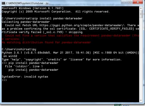 Not Able To Install Pandas Datareader In Python Spyder Stack Overflow