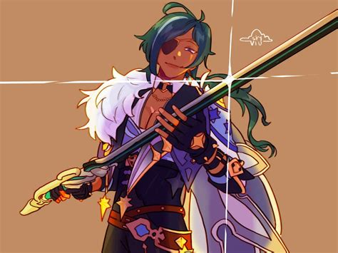 Ik Its Not New Anymore But Kaeya S Idle Animation Is So Good So I
