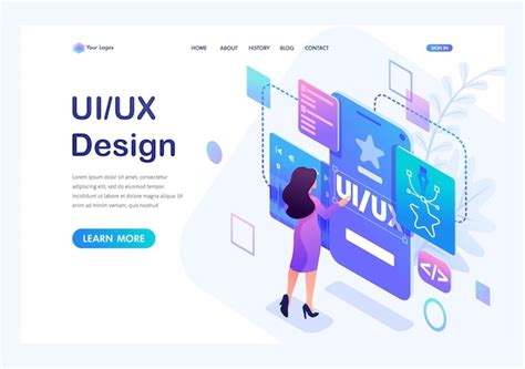 Premium Vector Isometric Woman Creates A Custom Design For A Mobile