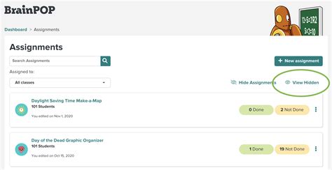 Manage Assignments Help Center
