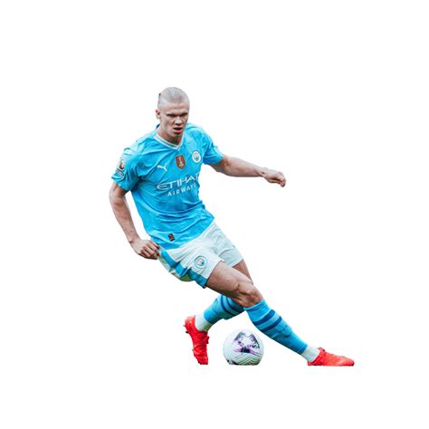 Erling Haaland City Png Football Render