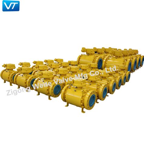 Oem Three Pieces Fixed Ball Valve Api 6d Standard Design Ansi Bi610