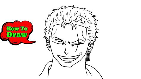 How To Draw Zoro One Piece Drawing Drawing Tutorial Easy YouTube