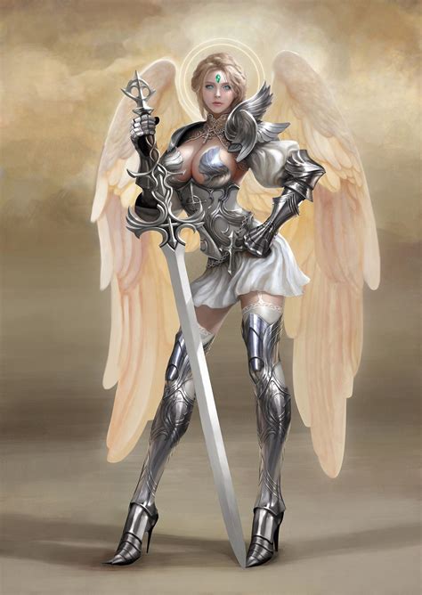 Angel Doodle Hotduck Yoon On Artstation At Artworkvaod4 Warrior