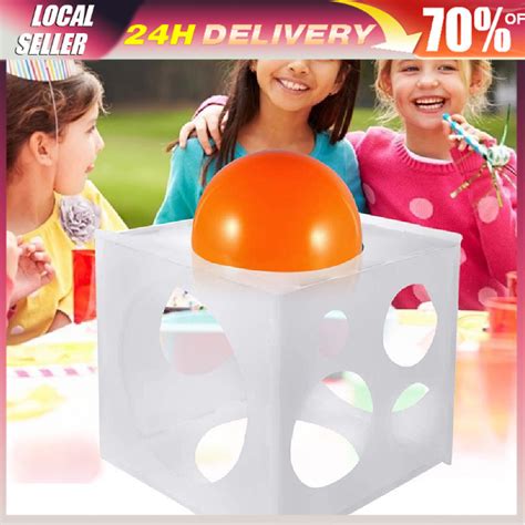 11 Holes Balloon Sizer Box Plastic Collapsible Balloons Measurement