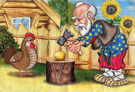 Курочка Ряба Русская народная сказка курочка Ряба Сказки Мультипликационные рисунки Детский сад