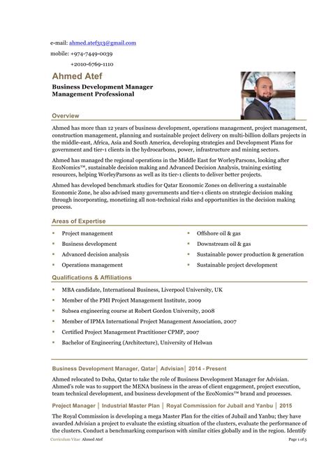 Ahmed Atef Management Professional October 2015 Pdf