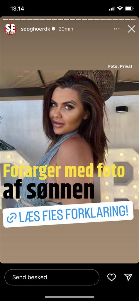 Et Er Fie Fra Start Ikke Ville Vise Sin Søn Nu Det Vigtig At Vise Hvor