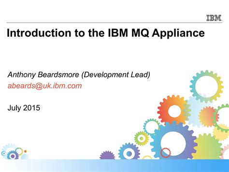 Ibm Mq Appliance Slideshare PPT Computing Technology Computing