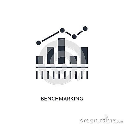 Benchmarking Icon Simple Element Illustration Isolated Trendy Filled