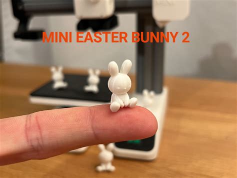 Mini Easter Bunny 2 By Fifindr Makerworld Download Free 3d Models