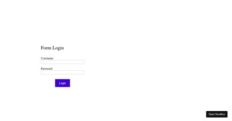 React Login Logout Codesandbox