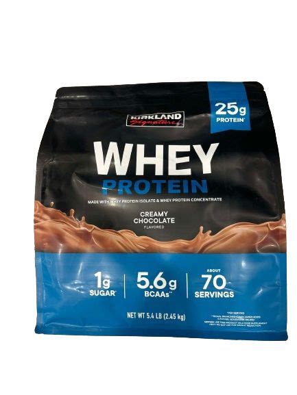Kirkland Signature Whey Protein Creamy Chocolate 54 Lbs Whey